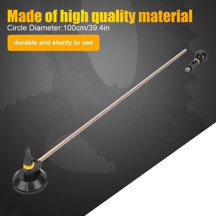 Qiilu coupe-verre circulaire Coupe-verre, compas à 6 roues, coupe ...