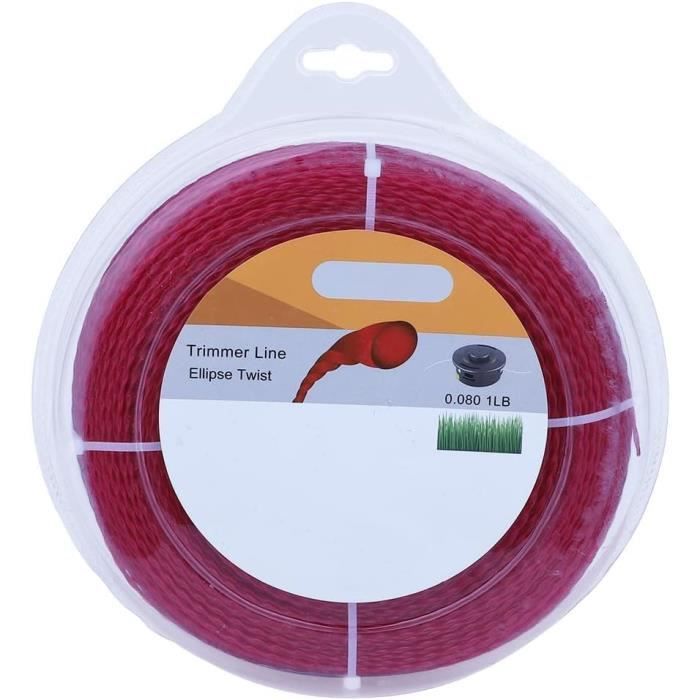 2,0Mm Fil De Débroussailleuse, Bobine Fil Nylon Pour Coupe Bordure, Ligne De Coupe-Herbe Nylon ...