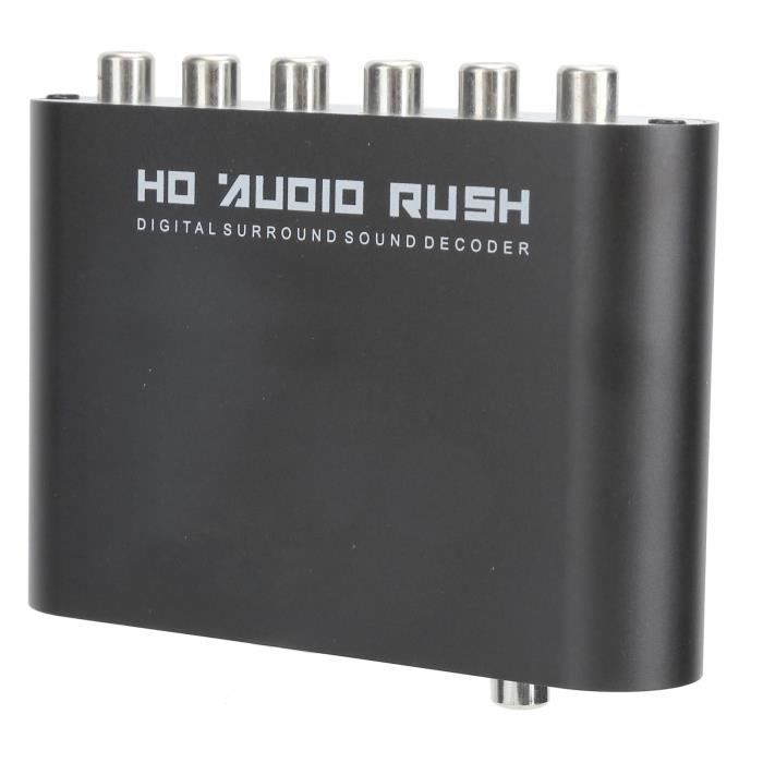 YOSOO décodeur audio AC-3 5.1CH DTS Dolby Converter AC‑3 Décodeur Audio ...