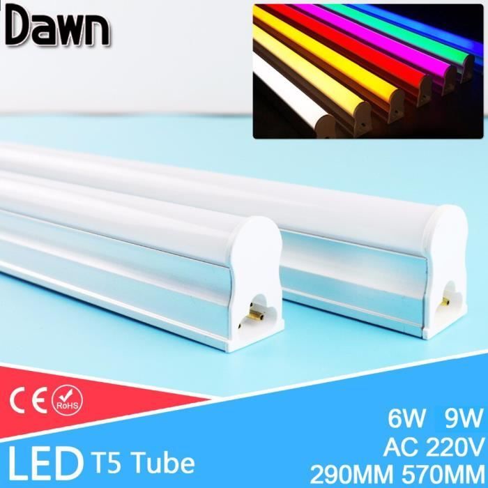 AMPOULE LED,Blanc froid-290MM 1Feet--Lampe à Tube Fluorescent LED T5 9W ...