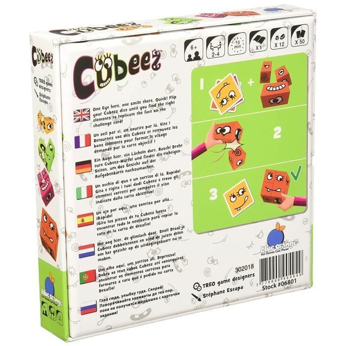 Jeux Societe - Bleu Blucub01 Cubeez Mélange Couleurs Version Anglaise ...