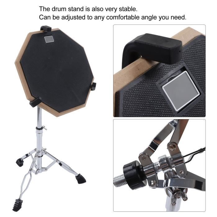 Pad de batterie - GAROSA - Ensemble de pads de pratique - 3 paires de ...