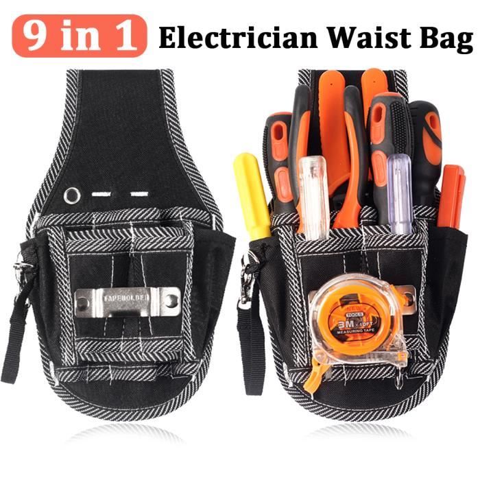 3pcs Tool Bag Sac à outils 9 en 1 pour électricien 1 à 5 pièces Kit ...