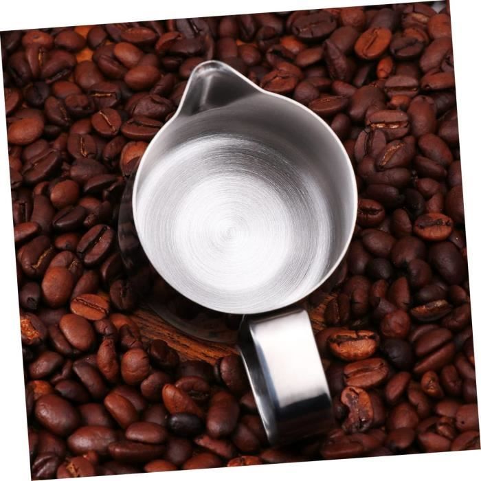 1 Pc Petit Pichet Mesurage Du Pichet À Mousser Pot À Lait À Café Pichet Fumant Pour Mousser Le ...