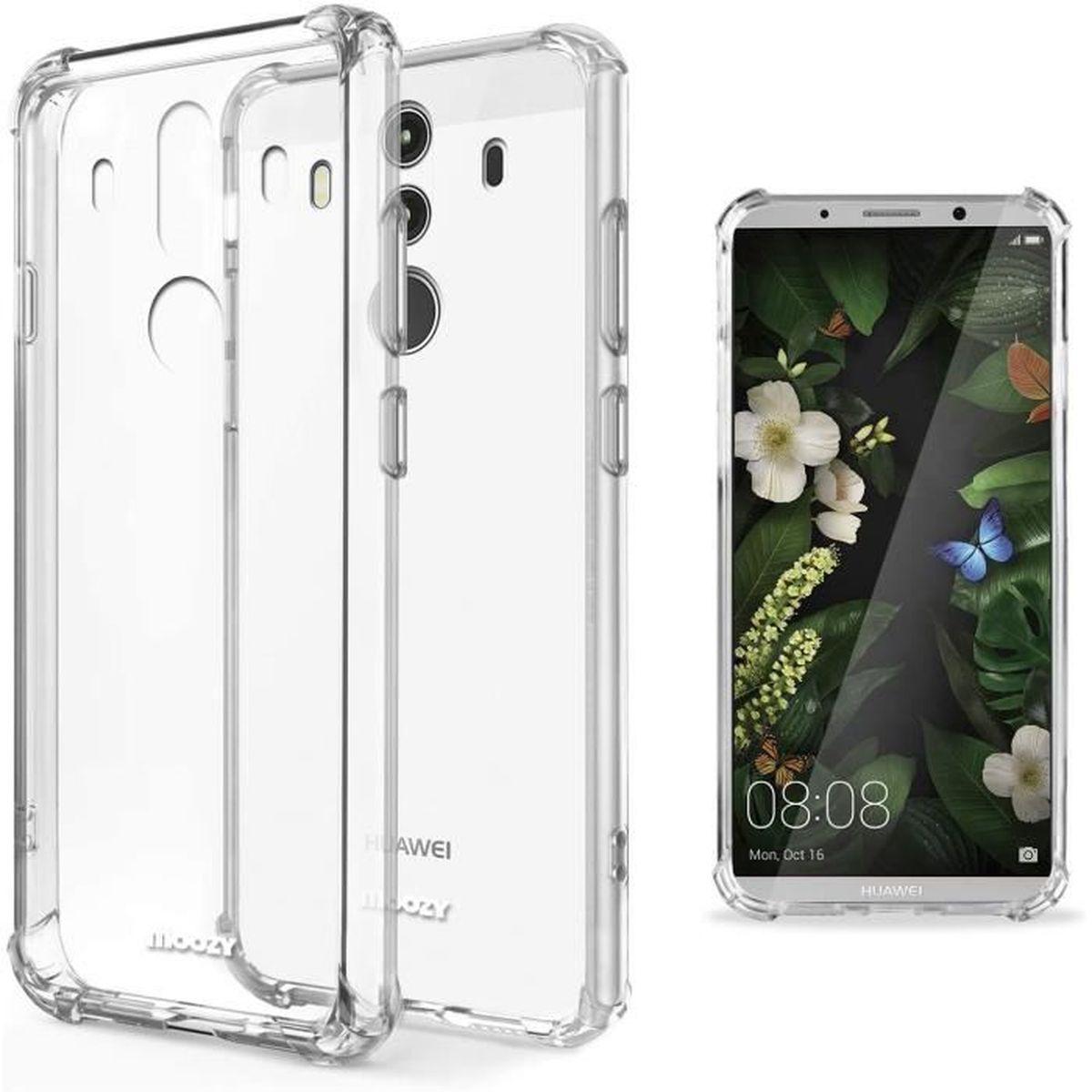 Huawei Mate 10 Pro Housse Etui Coque de protection 4 Coins Renforcé ...