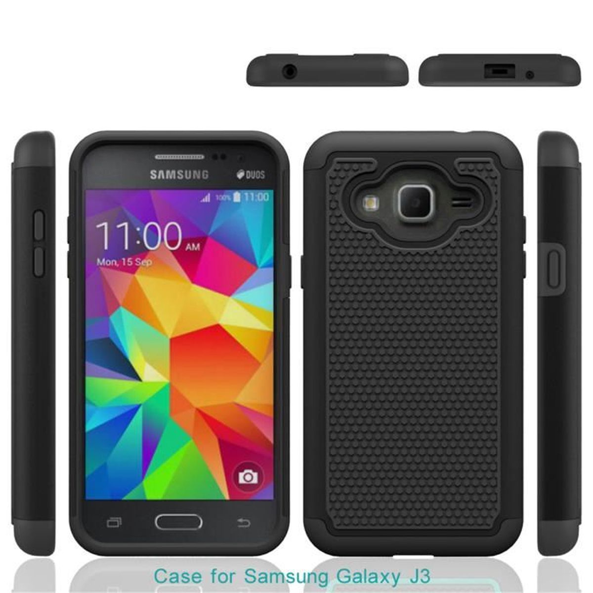 Galaxy J3 2016 Coque Antichocs Etui Protection Armor Avec Samsung