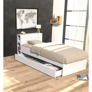 Lit 90x190 avec tiroirs inclus - Cdiscount