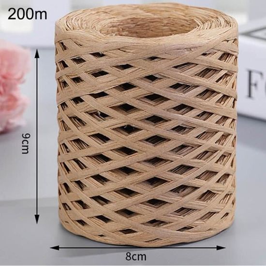 Pelotes de laine,Papier écologique tricoté à la main, 200M, bricolage ...