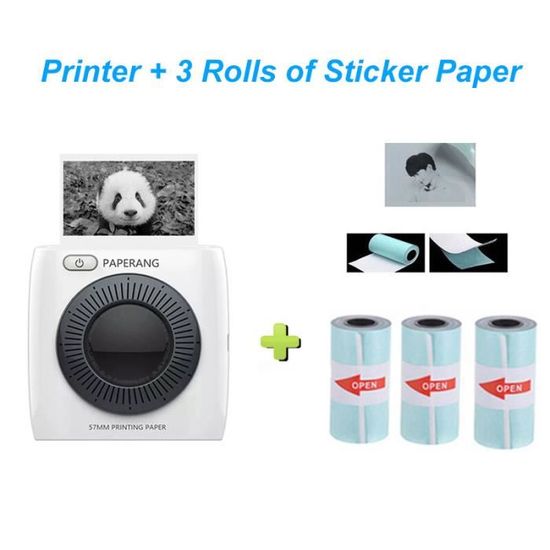 Toutes nos imprimantes,PAPERANG P2 – Mini-imprimante Photo thermique HD ...
