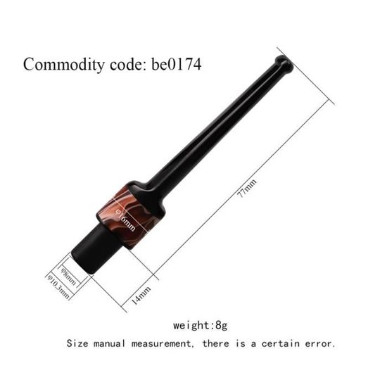 Pipe,RU-acrylique embouts de filtre 9mm tiges de tuyau de tabac pour ...