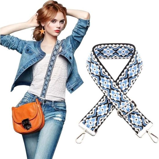 Sangle Sac Bandouliere Réglable Sangle De Sac A Main 5Cm Large ...