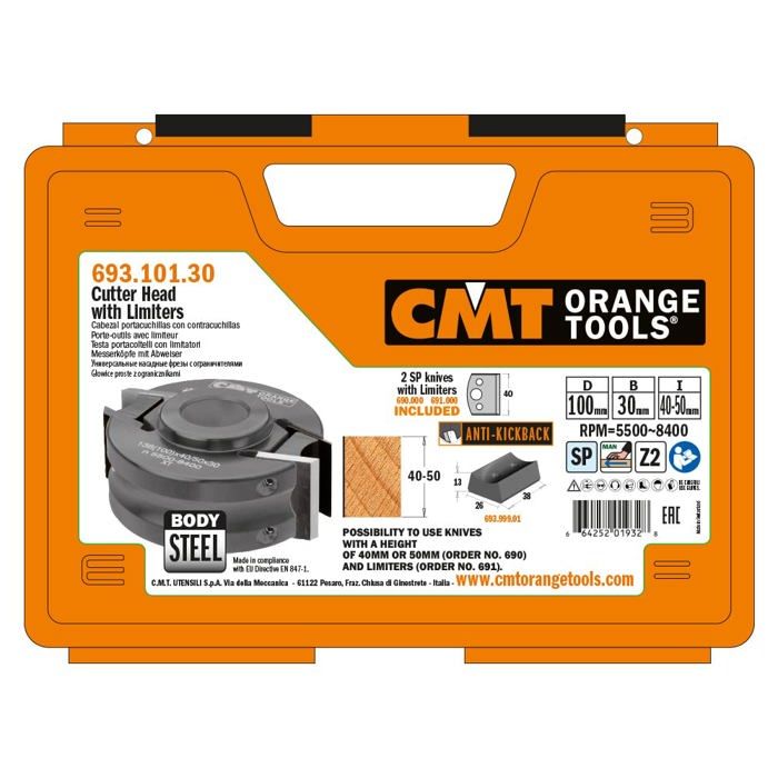 Defonceuse - affleureuse Cmt orange tools - 693.101.30 - CMT 691.518 - par contracuchillas 50 x ...