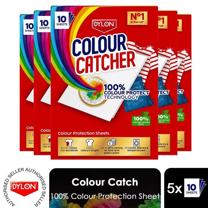 Dylon Colour Catcher Laundry Protection Sheets- Prevent Colour Run ...