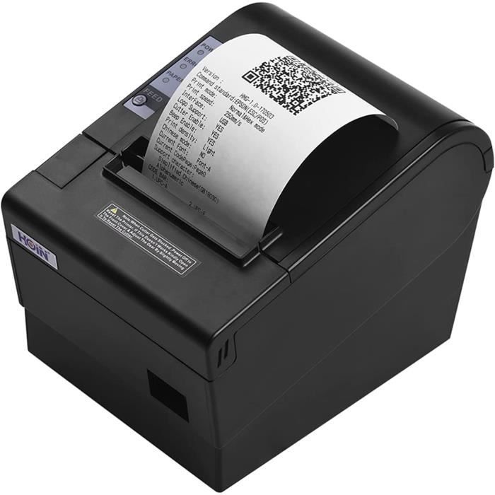 Imprimante Thermique,Imprimante de Ticket Thermique 80mm avec Interface ...