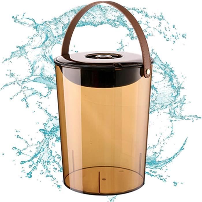 Seau Avec Anse - Grand Conteneur De Stockage Portable Transparent ...