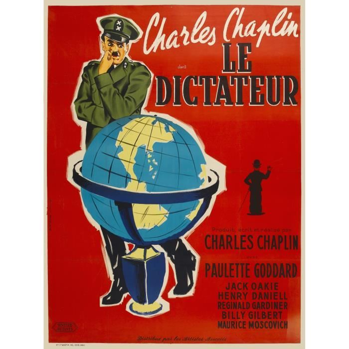 DICTATEUR (LE) repro poster cinéma 60x80 cm - Cdiscount Maison