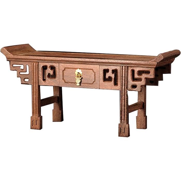 WEYE-Petite Table d'autel Table de sanctuaire avec Rangement en Bois ...