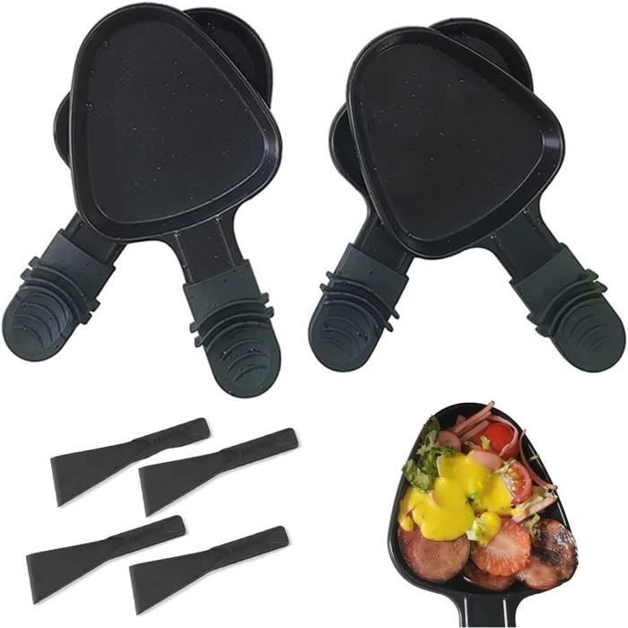 Raclette Casserole-Lot de 4 poêles à raclette triangulaires de rechange ...