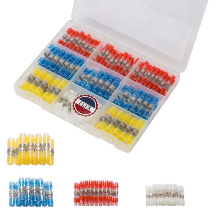 140PCS Cosses Electriques,Connecteurs de câbles Electriques Cosse Gaine ...