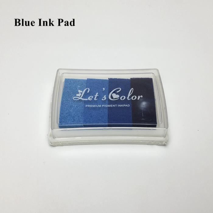 1 tampon encreur bleu. Timbres-poste transparents à rouleau pour la ...
