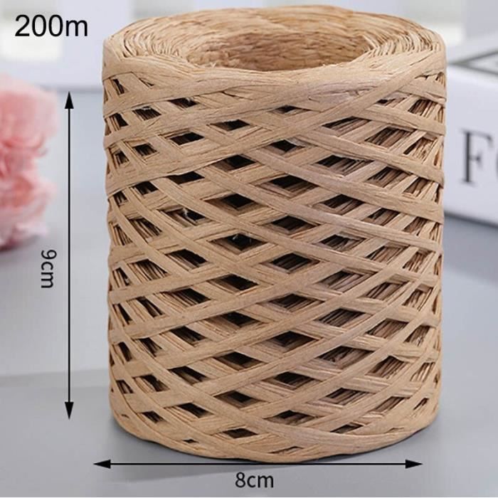 Pelotes de laine,Papier écologique tricoté à la main, 200M, bricolage ...