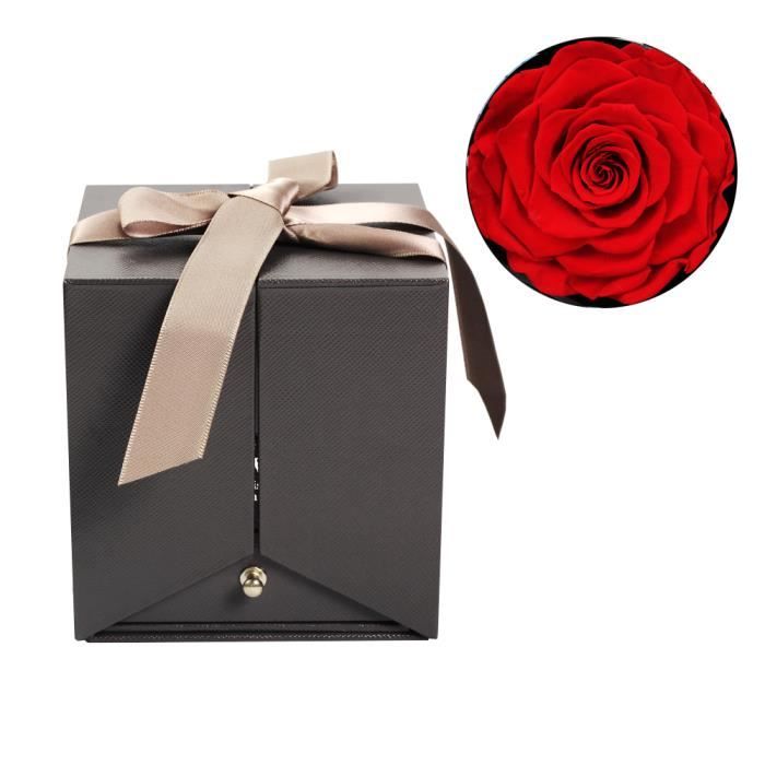 E11 Big Flower - Ours en Peluche Rose Éternelle pour Femme, Boîte à ...