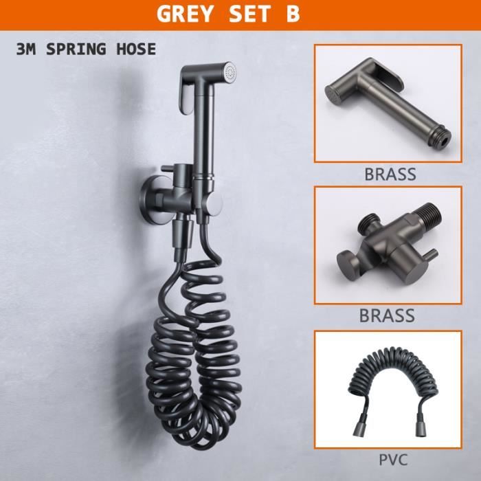 Bidet,Pulvérisateur de Bidet rond en laiton massif, robinet à froid ...