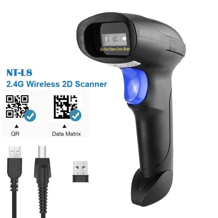 Netum Lecteur De Codes Barres 2d Sans Fil Avec Support Article Pour ...