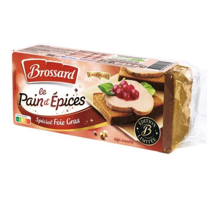 Pain d'épices pour fois gras Brossard - 360g - Cdiscount Au quotidien
