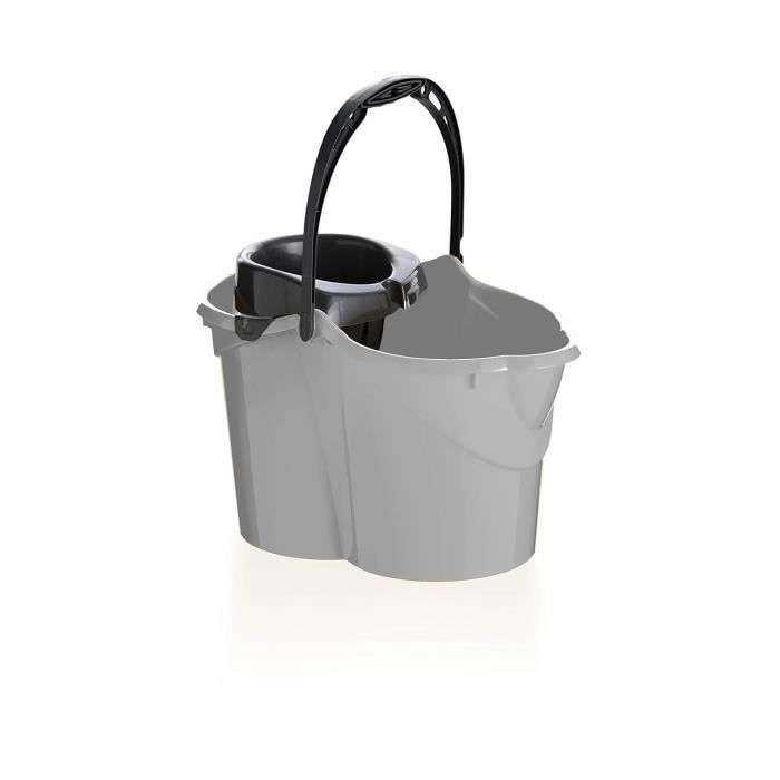 Maya 09050-G Seau Essoreur Ovale 15 L Gris[n745] - Cdiscount Maison