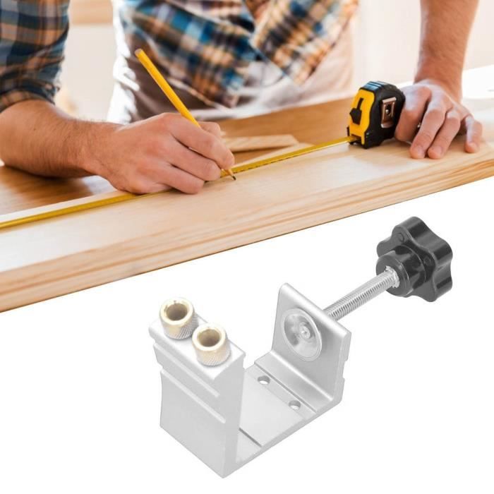 Dilwe Accessoire de menuiserie pour gabarit de localisation de trou ...