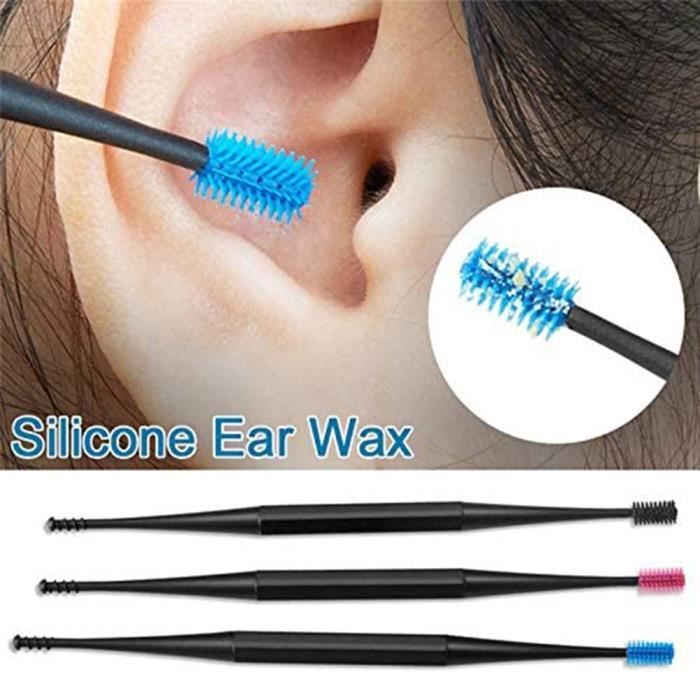 Drfeify cure-oreille à double extrémité en spirale à 360 degrés ...