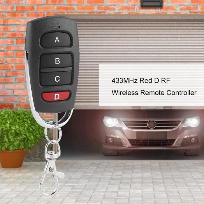 Télécommande sans fil Télécommande à code d'apprentissage de l'émetteur ...