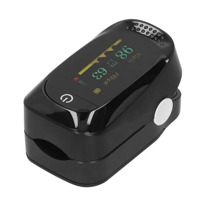 Doigt Clip Oxymètre Doigt Oxymètre De Pouls Affichage TFT Noir FA001 ...