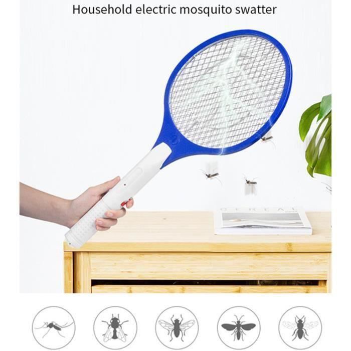 High-Tapette à moustiques électrique tapette à mouches rechargeable ...