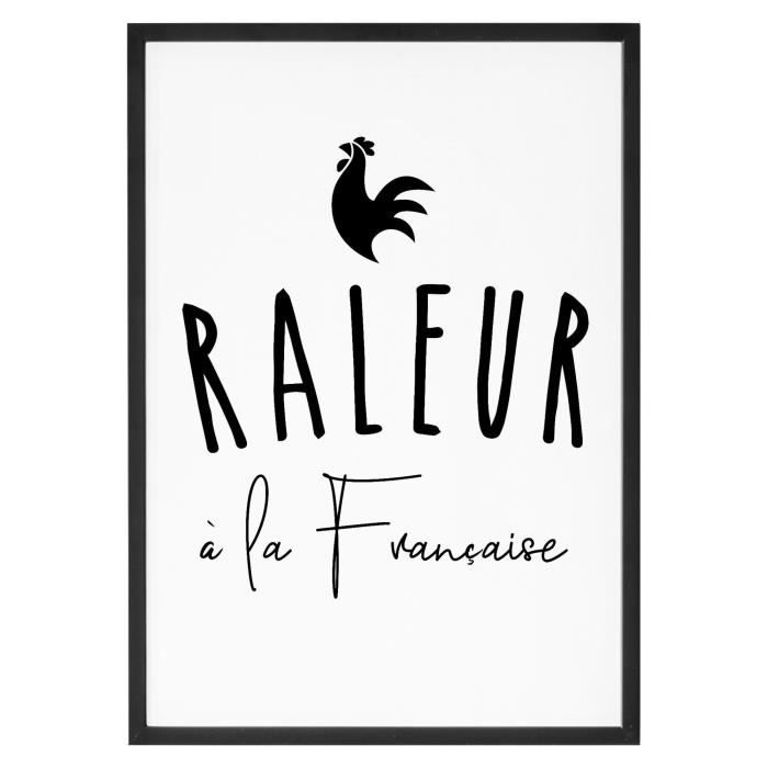 Affiche - LA FRENCH TOUCH - Raleur à la Française - Papier épais 250g ...