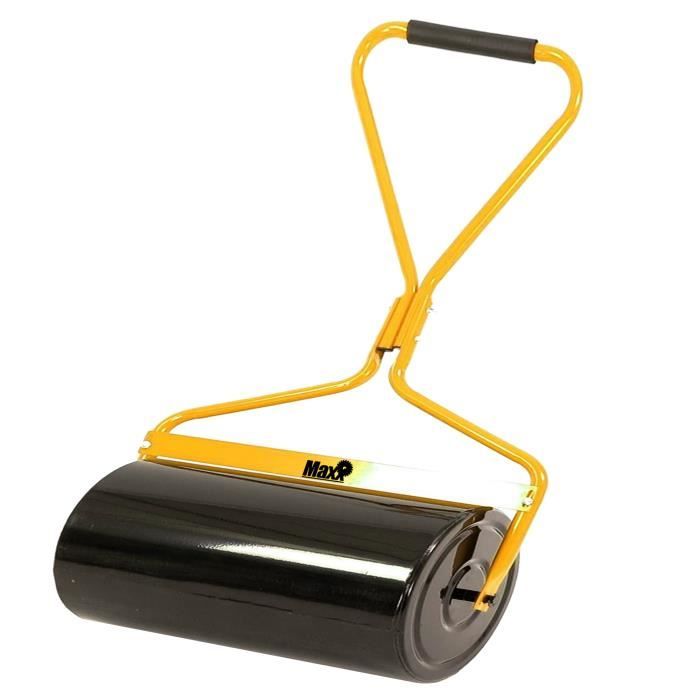 Rouleau à gazon MaxxGarden - Ø33cm - 65L - Jaune/Noir - Cdiscount Jardin