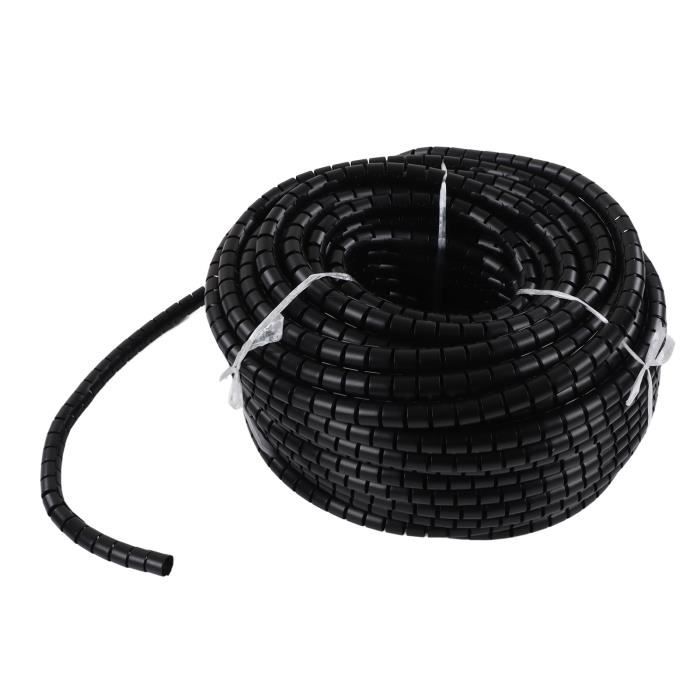 Qiilu enroulement de câble en spirale Le manchon de protection de fil ...
