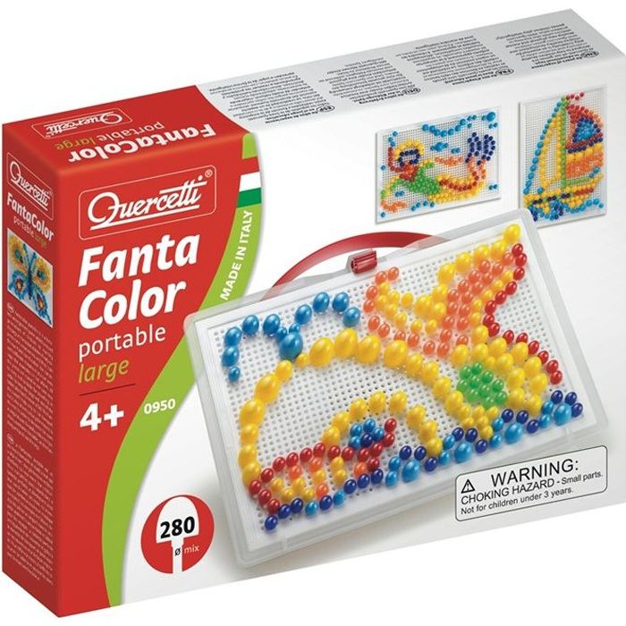 Jeu éducatif - QUERCETTI - Fantacolor Mix 280 - Valisette compacte ...