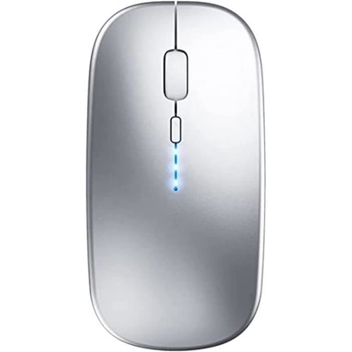 Mouse Wireless, Souris Sans Fil Bluetooth Rechargeable Silencieuse (Tri ...
