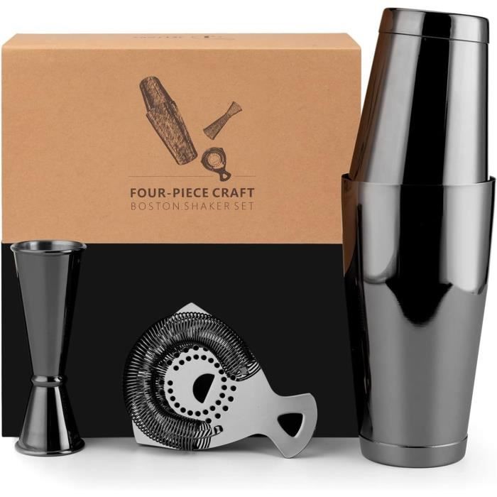 Ensemble De Shaker Cocktail, Kit Cocktail En Acier Inoxydable De 3 ...