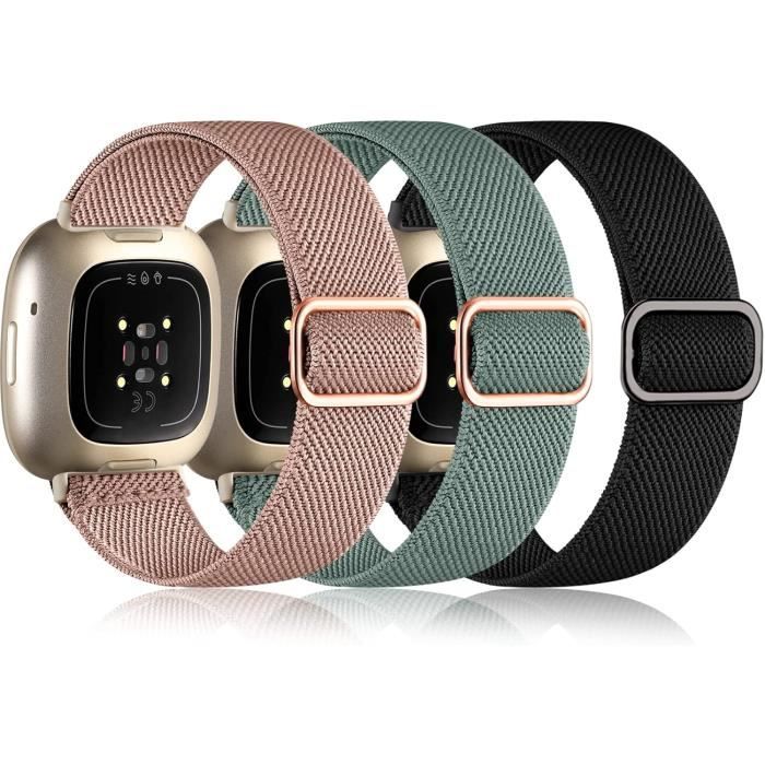 3 Paquet Compatible Avec Fitbit Versa 4 Bracelet-Fitbit Versa 3 ...
