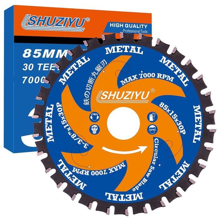 85Mm 30T, Tonnelle De 15Mm, Kerf Super Fin 1.6Mm, Lame Scie Circulaire ...