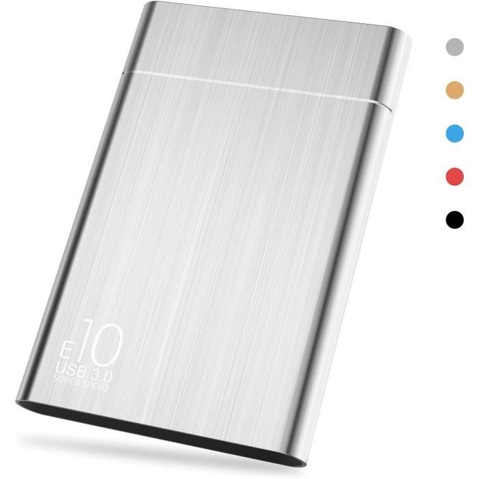 Disque Dur Externe Portable 2.5" Hdd Externe Pour Pc, Mac, Ordinateur ...