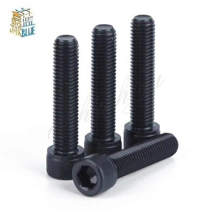 M3-50PCS-30mm(Full thread) -Vis à tête creuse allen M1.6 M2 M2.5 M3 M4 M5 M6 M8, 5 50 pièces ...