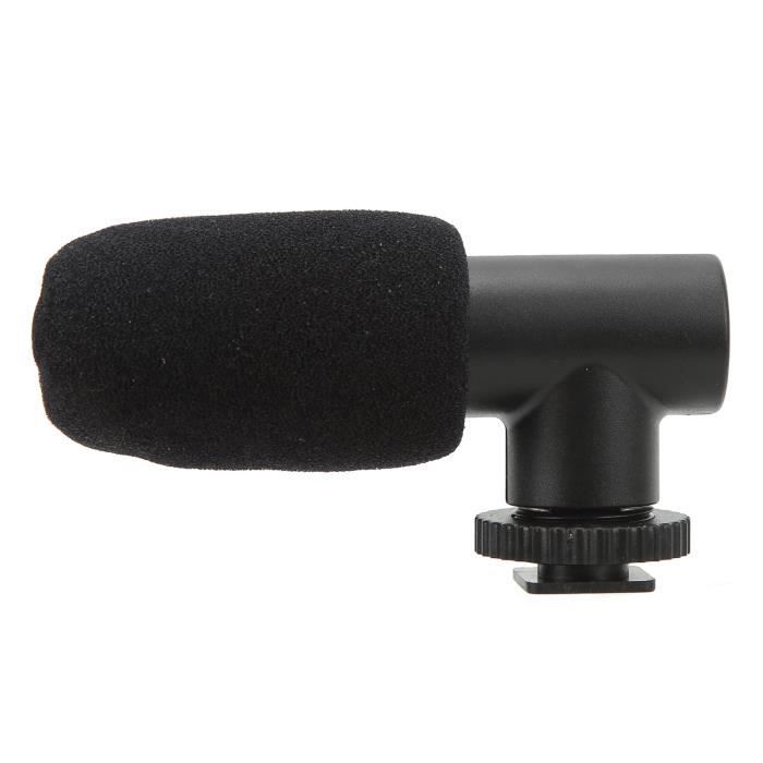Zerone microphone pour téléphone portable Microphone de caméra Jack 3,5 mm antibruit micro de ...