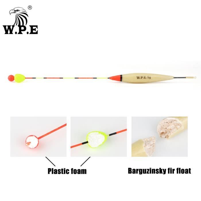 YP11-004-Lot De 5 Flotteurs De Pêche, Boule Flottante De Taille 2g-6g ...