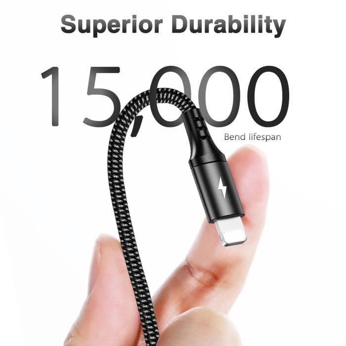 Câble Multi Usb,[4A-3M] 4 En 1 Universel Multi Chargeur Câble De ...