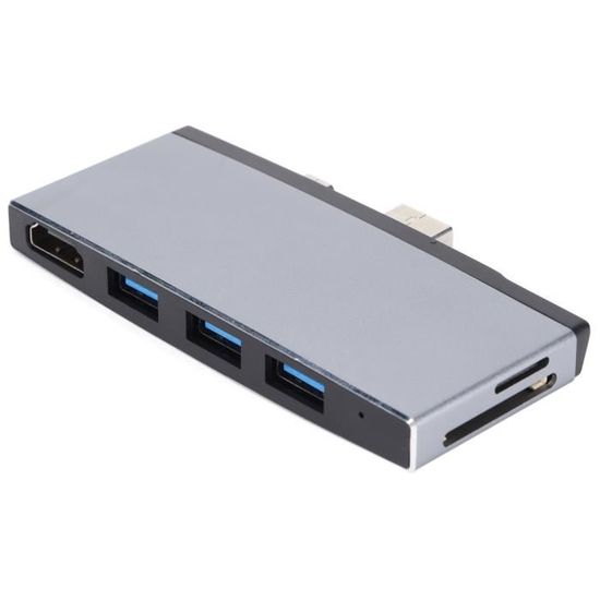 Garosa station d'accueil Dock d'extension USB3.0 6 en 1 adaptateur gris ...