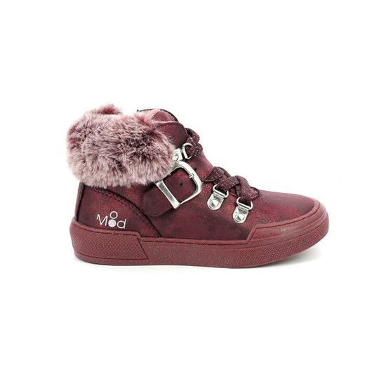 Bottines fille MOD 8 Arisnow - bordeaux metalise - 30 Bordeaux metalise ...
